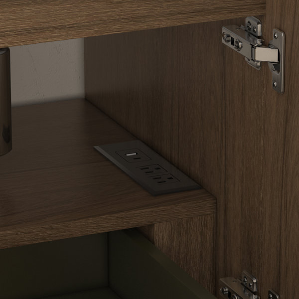 Latitude Run® Stella 42 Inches Wall Mounted Vanity Set With Doors And Inside Drawer | Wayfair